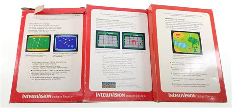 Lot 7 Mattel Intellivision Video Game Cartridges