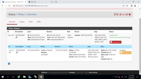 Ikev1 Site To Site Vpn Cannot Ping Remote Lan Netgate Forum