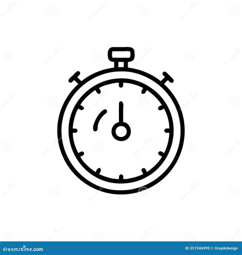 Professional Stopwatch For Timing Vector Illustration 352509226