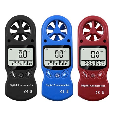 Urann Digital Anemometer Wind Speed Temperature Hu Vicedeal