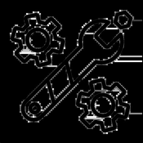 유지 보수 아이콘 라인 벡터 일러스트 Png Ai 무료 다운로드 Pikbest