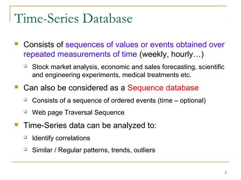 52 Mining Time Series Data Ppt