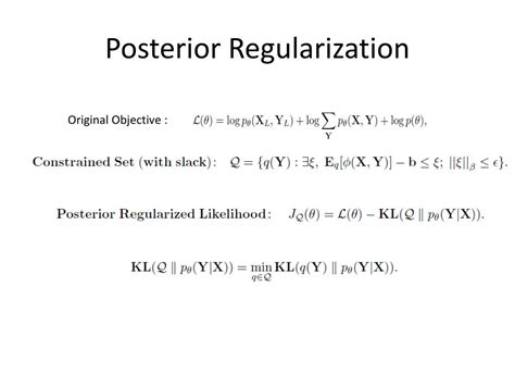 Ppt Posterior Regularization For Structured Latent Variable Models