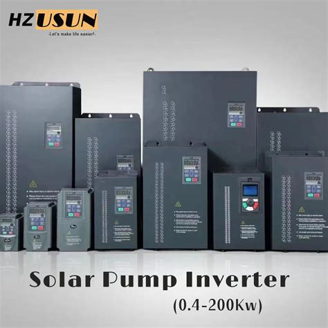3 Phase Solar Pump Inverter For 380v Submersible Water Pump Mppt Off Grid Solar Power Hybrid