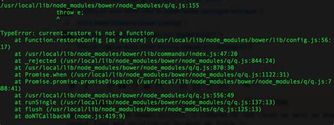 Angularjs I Get An Error When Running Bower Install Stack Overflow