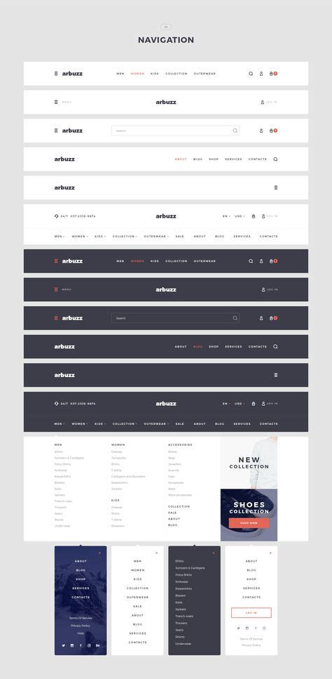 Best Navigation Bar Designs Images Navigation Bar Navigation Design Web Design Inspiration