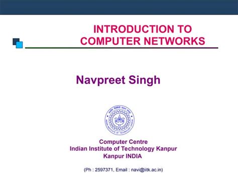 Lecture1 Ppt Computer Networks Introduction Ppt