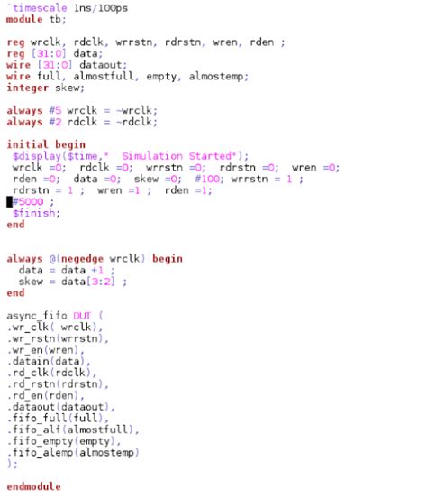 Digital Design Expert Advise Asynchronous Fifo With Programmable Depth