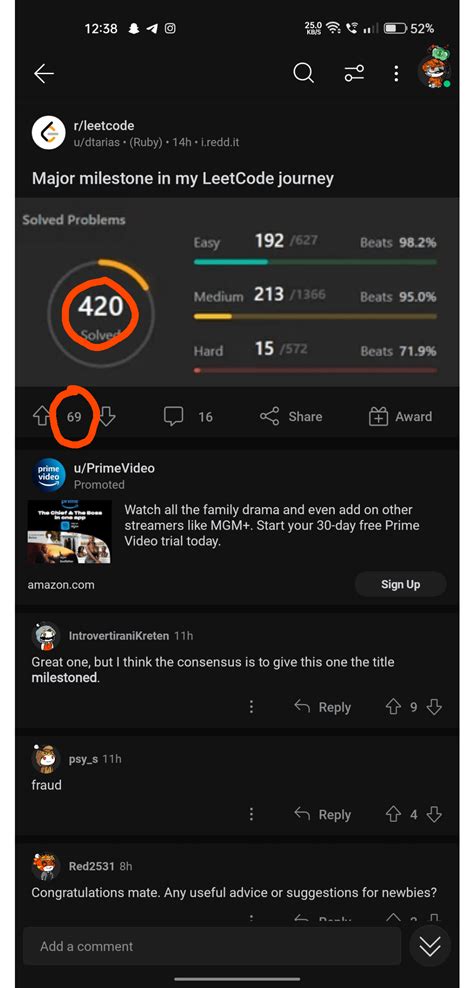 legendary moment once in a lifetime r leetcode