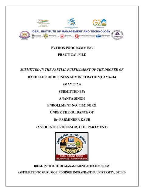 Introduction To Python Programming Pdf