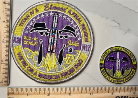 Military Black Ops Nro Challenge Coin And Patch Nrol 07 On A Mission