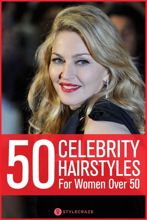 61 Stylish Celebrity Hairstyles For Women Over 50 Trending