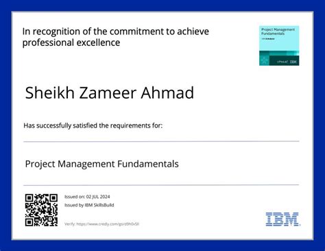 Sheikh Zameer Ahmad On Linkedin Ibm Projectmanagement Agile