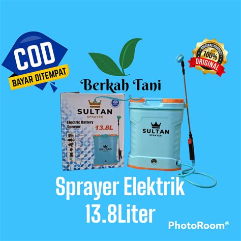 Alat Semprot Pertanian Elektrik Sultan 13 8liter Tengki Elektrik Pertanian Lazada Indonesia