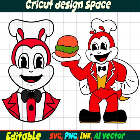 Editable Jollibee Svg Jollibee Stickermidlle Finger Head Sticker Coloring Pages Printable For
