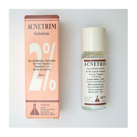 Эритромицин Acnetrim инструкция по применению лекарства Израиль Аналоги в России