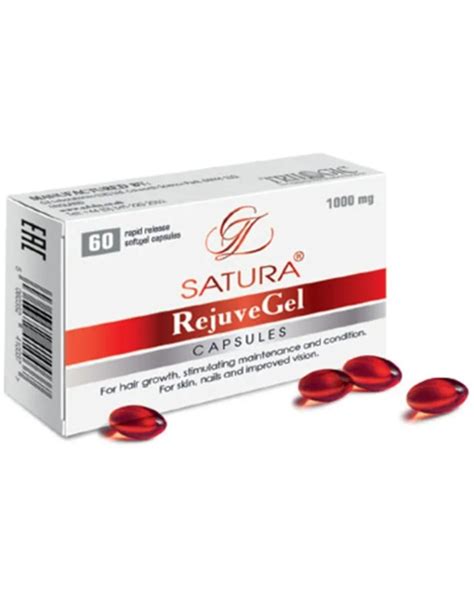 TIME TO GROW Satura RejuveGel Capsules 1000mg 60шт