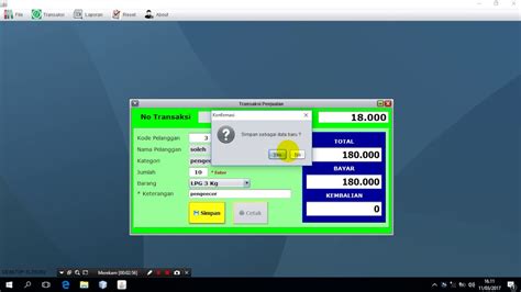 Aplikasi Penjualan Lpg Dengan Java Netebeans Youtube