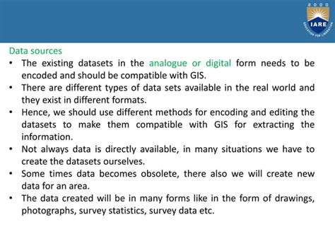 Input And Output Data In Gispdf Databases Computer Software And Applications