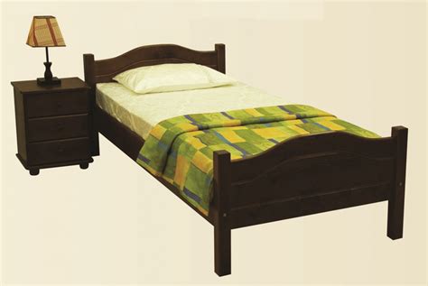 Односпальная деревянная кровать Л 108 Скиф 80х200 орех фото отзывы