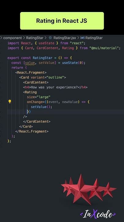 Rating In React Js ⭐️⭐️⭐️⭐️⭐️ Shorts Short Trending Holi Youtube