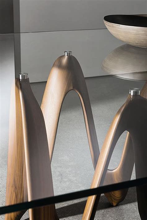Lambda Modern Design Round Glass Table