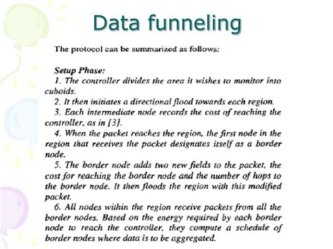 Ppt Data Funneling Routing With Aggregation And Compression For Wireless Sensor Networks