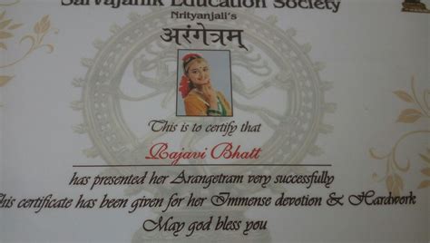Rajavi Bhatts Post On Goodwall Completed My Arangetram As A Bharatnatyam Dancer A Classical