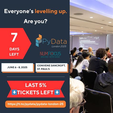 Next Friday Is Pydata Londons Tutorial Day Which Is A Whole Day