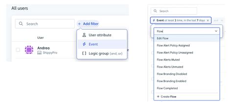 Users And Segments Userflow Documentation