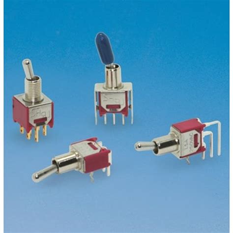Salecom Ts40 T Subminiature Pcb Toggle Switch Spdt Vertical Pcb Toggle