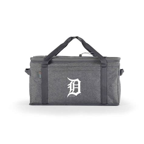 Mlb Detroit Tigers 64 Can Collapsible Cooler Heathered Gray Target