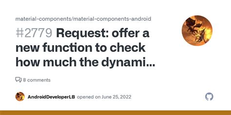 Request Offer A New Function To Check How Much The Dynamic Colors Are