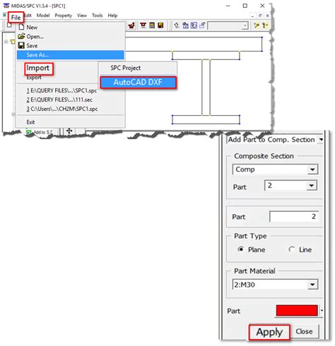[civil Nx] How To Create A Composite Psc Rcc Section With An Unsymmetrical Slab Midas Support