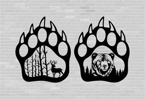 Paw Print Svg Bear Paw Svg Bear Paw Clipart Bear Paw Print Etsy My Xxx Hot Girl