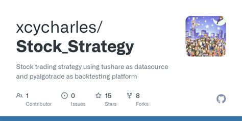 GitHub Xcycharles Stock Strategy Stock Trading Strategy Using