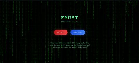 《黑客帝国》风格个人主页,你选择蓝色胶囊还是红色胶囊? 搞七捻三 Linux Do 《黑客帝国》风格个人主页,你选择蓝色胶囊还是红色胶囊? 搞七捻三 Linux Do
