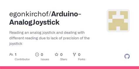 Github Egonkirchof Arduino Analogjoystick Reading An Analog Joystick And Dealing With