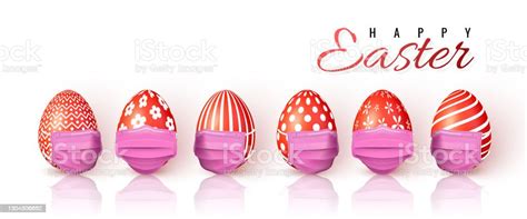 행복한 부활절 흰색 배경에 색상 부활절 달걀 벡터 일러스트레이션 0명에 대한 스톡 벡터 아트 및 기타 이미지 0명 3차원