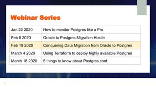 Conquering Data Migration From Oracle To Postgres PDF Databases Computer Software And