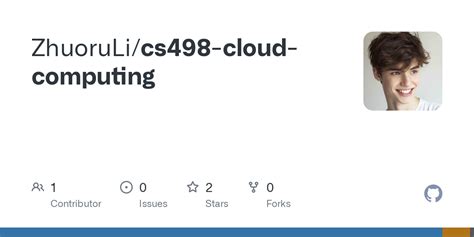 GitHub ZhuoruLi Cs498 Cloud Computing