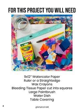 Line Pattern Design Grid Tutorial By MrsAllainArt TPT