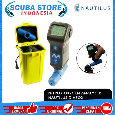 Jual Nitrox Oxygen Analyzer Nautilus Diveox O2 Sensor Pengukur Kadar