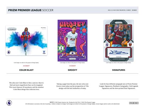 2022 23 Panini Prizm English Premier League Soccer Cards