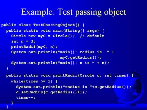 Chapter 8 Classes And Objects Fpassing Parameters To