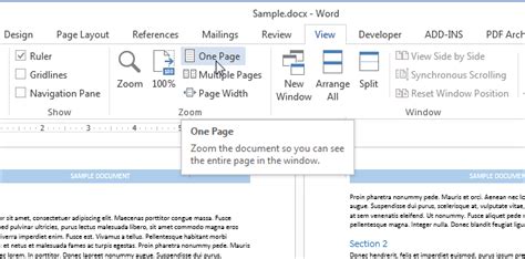 How To View Multiple Pages At Once In Word