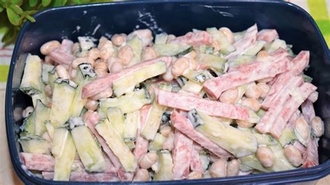 Самый популярный САЛАТ всего из трёх ингредиентов Готовлю теперь каждый день Youtube