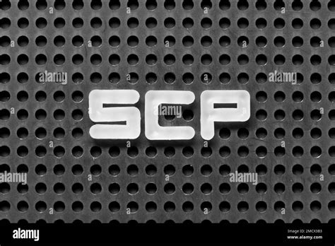 White Alphabet Letter In Word Scp Abbreviation Of Service Control Point Supply Chain Planning White Alphabet Letter In Word Scp Abbreviation Of Service Control Point Supply Chain Planning