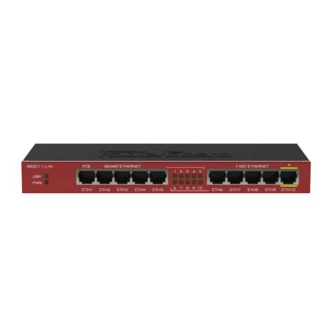 Mikrotik 10 Port Ethernet Desktop Router Rb2011il In Switchcom Distribution