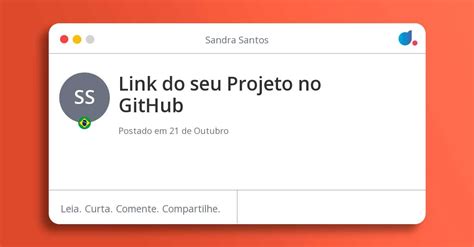 Link Do Seu Projeto Com Github Pages